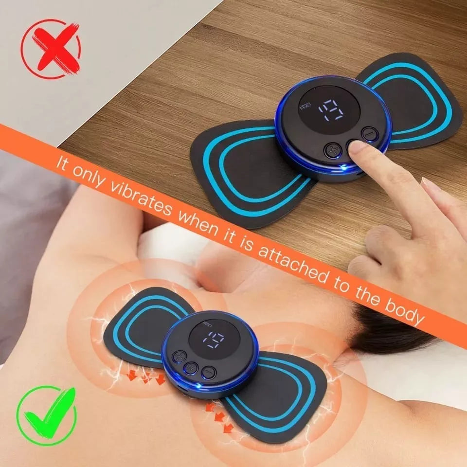 Masajeador Muscular Eléctrico Recargable con 8 Modos para Alivio y Rel ...